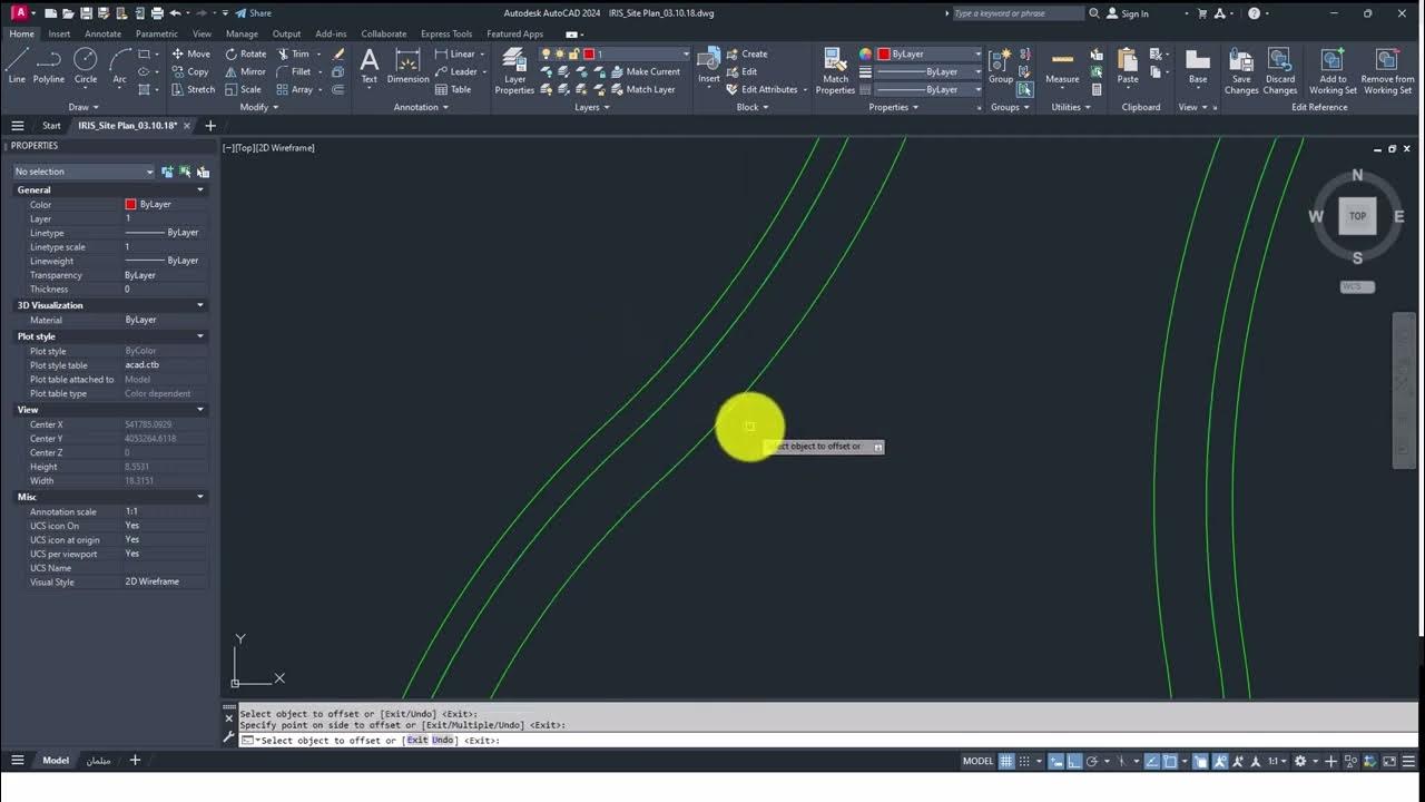 Polyline Offset problem in Autocad - YouTube
