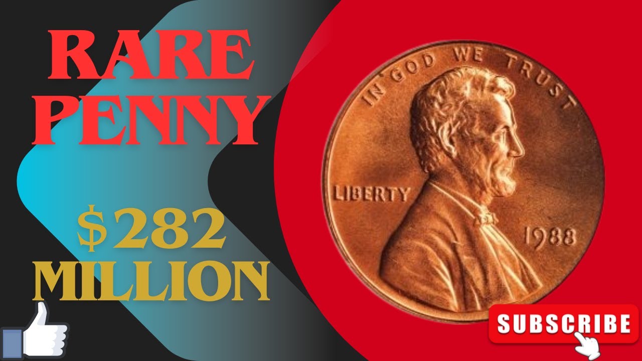 1988-D One Cent Coin Sold for $1,000,000 Do You Have This Penny? - YouTube