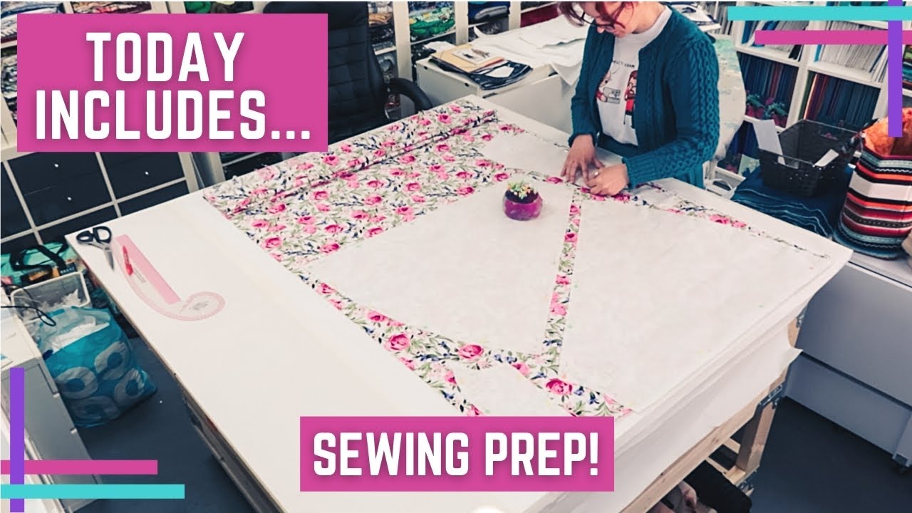 Massive Sewing Prep Session, Getting Nine Projects Ready To Sew ...