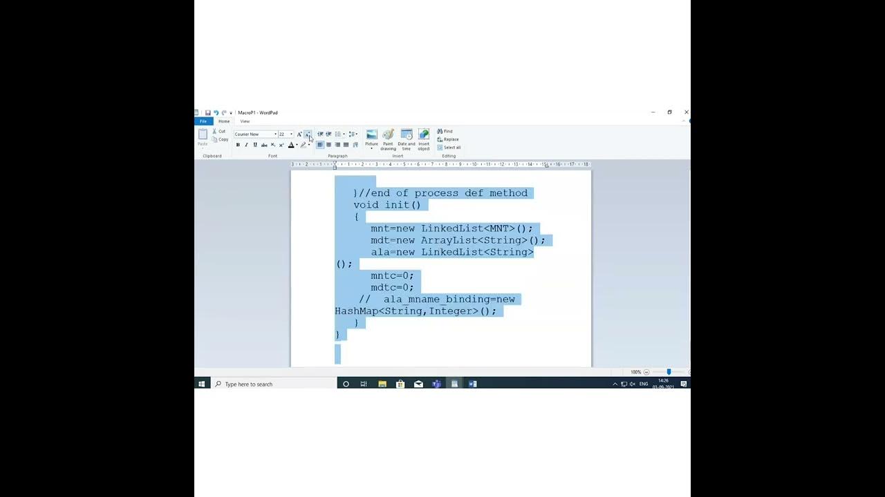 Implemetation of Macro using Pass 1, Pass 2 #systemprogramming#macro#implementation - YouTube