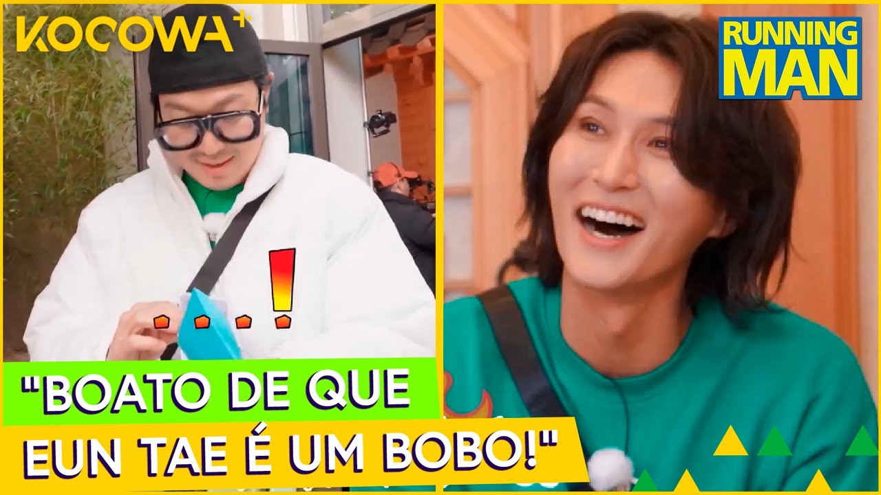 HaHa leva um golpe de Se Chan e Park Eun Tae! | Running Man Ep 738 ...
