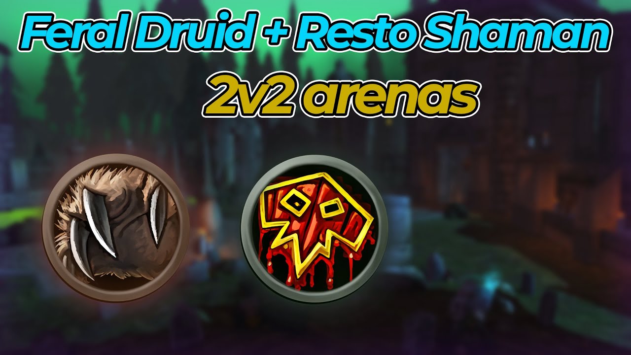 Rank 1 Feral + Resto Shaman 2v2 arenas – WotLK - YouTube