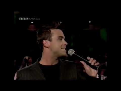 Robbie Williams - Elton John Intro - Supreme (Live Parkinson 2001)