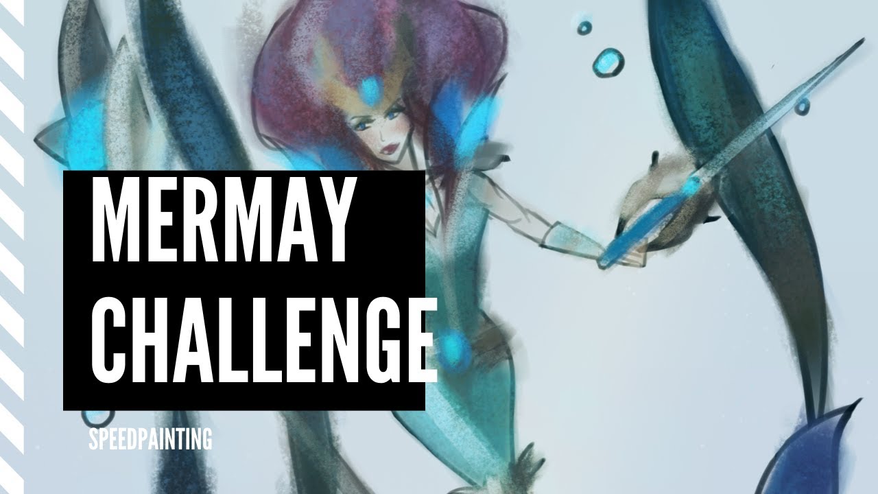 [Speedpaint] | Mermay Art Challenge #2 - YouTube
