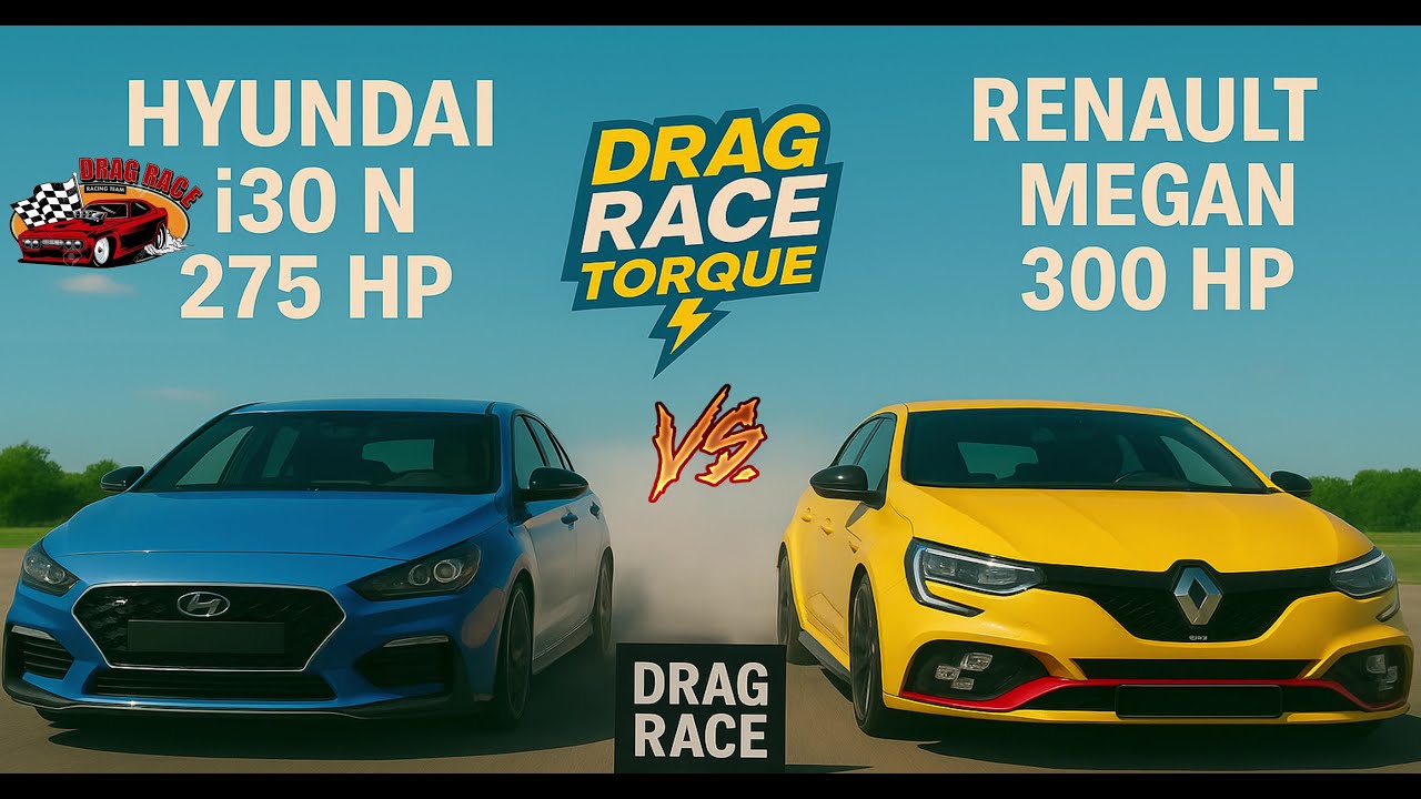 🔥 Hyundai i30 N 275 HP vs Megane RS Trophy 300 HP – HOT HATCH FIGHT ...