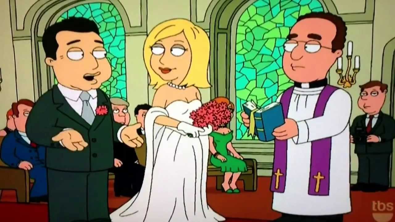 Family guy getting married - YouTube
