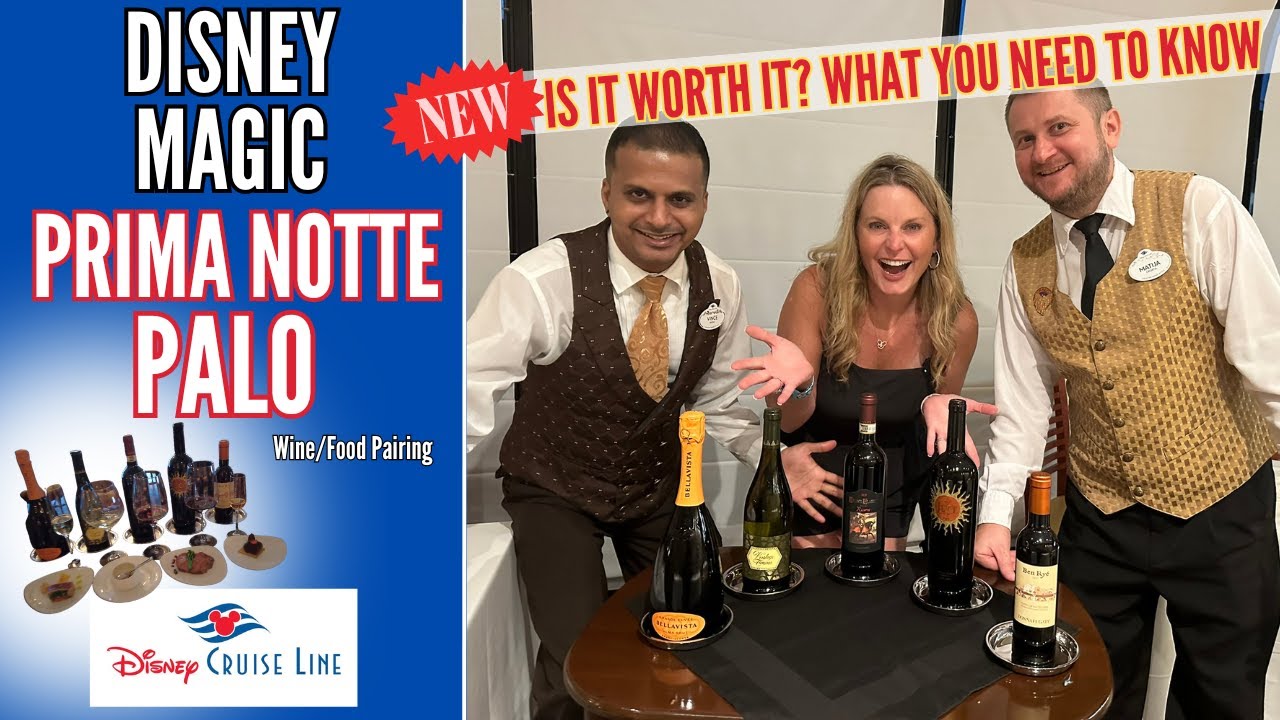 PRIMA NOTTE Wine Food Pairing | Disney Cruise Line MAGIC | Review Menu ...