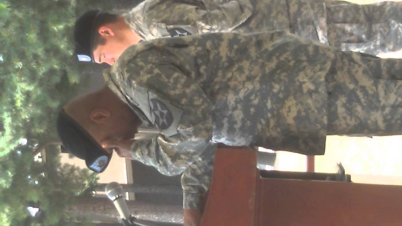 1SG Barker Speech - YouTube