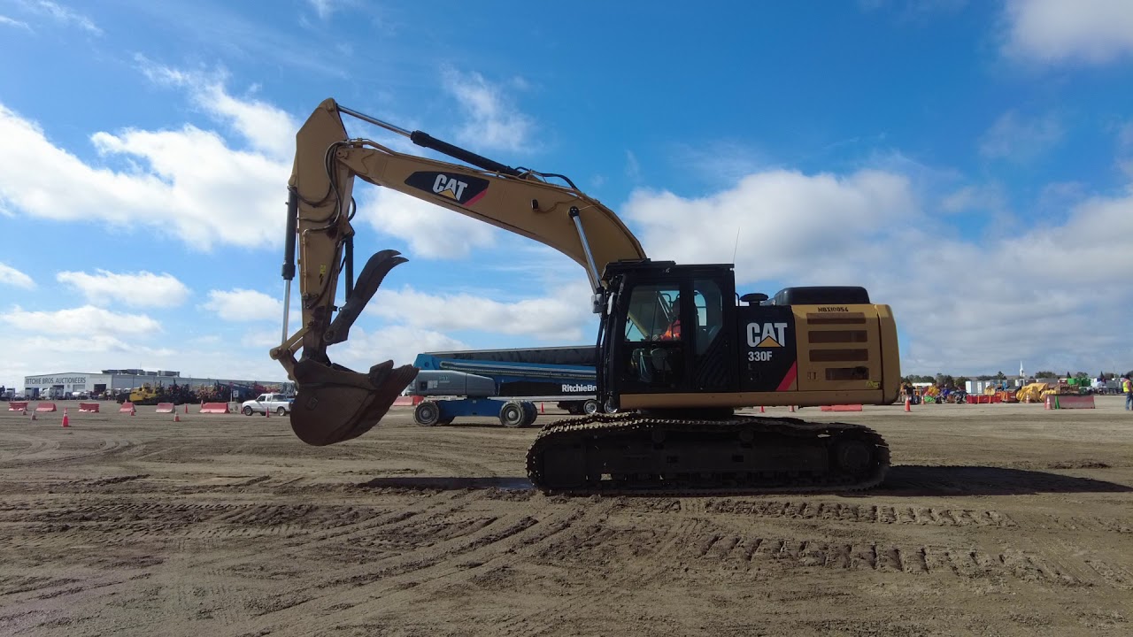 2017 Caterpillar 330FL Hydraulic Excavator L66 12 0054 - YouTube