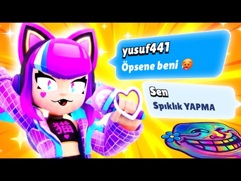 10 YAŞINDAKİ ÇOCUĞU FENA TROLLEDİM 😮 BRAWL STARS KIZ KILIĞINDA TROLL