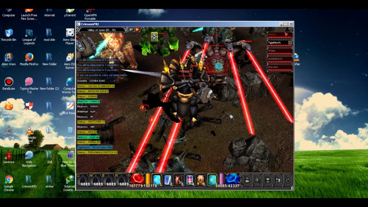 crimson mu castle siege war 1/21/2017 - YouTube