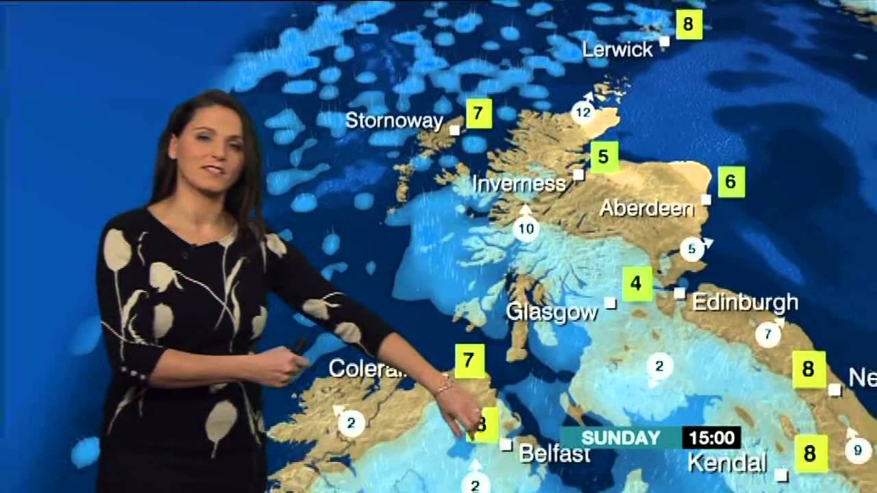 ELIZABETH SAARY (17 Nov 2013) BBC Weather - YouTube