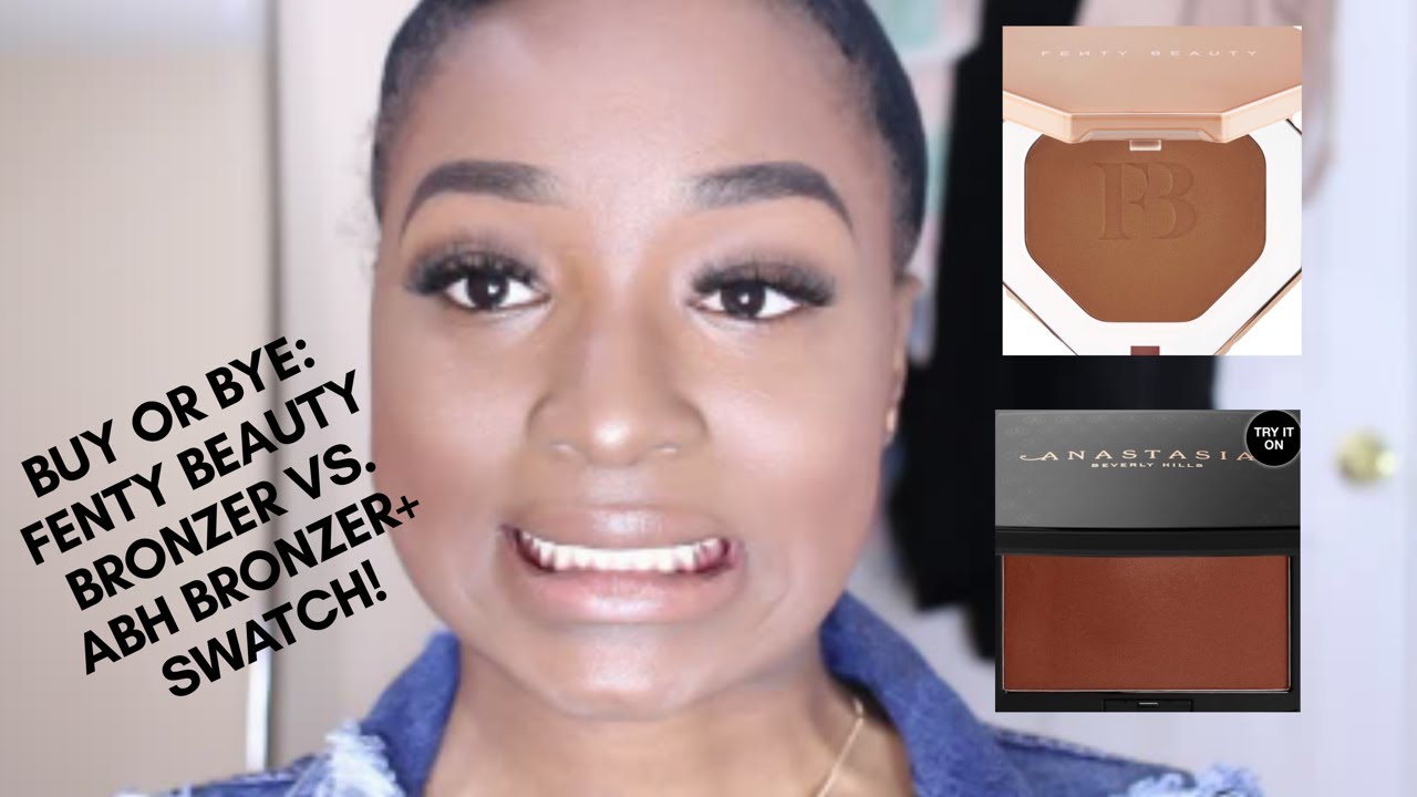 Buy or Bye?: Fenty Beauty Bronzer vs. ABH Bronzer Review and Swatch ...
