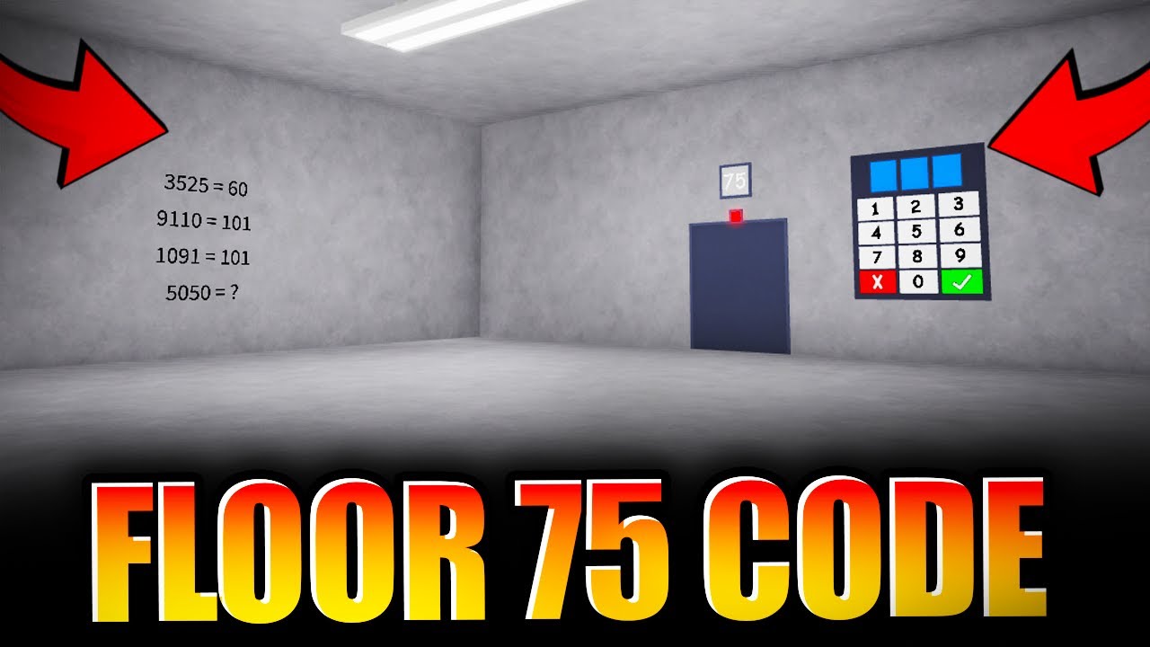 How To Complete Floor 75 In IQ TEST Roblox | Floor 75 Answer - YouTube