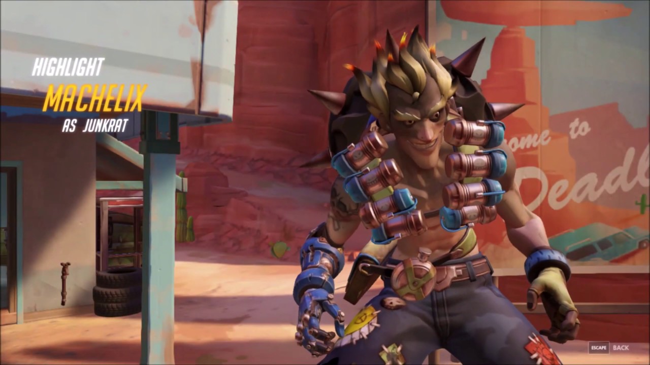 Overwatch: Junkrat Highlight (68) - YouTube