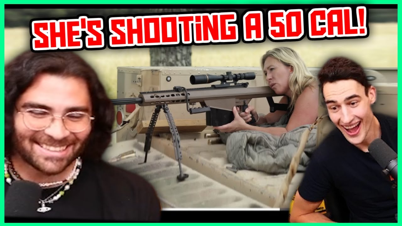 Hasanabi Reacts to Marjorie Taylor Greene's 50 Cal Sniper Ad ft. BoyBoy ...