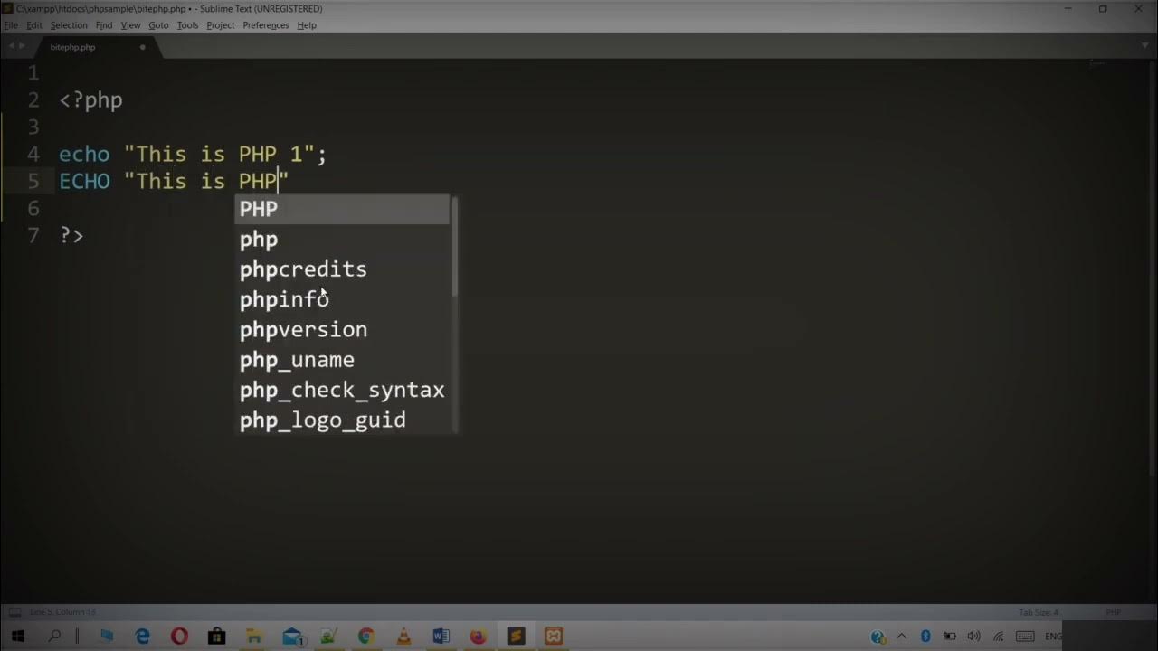 PHP Is Case Sensitive Or Not | Introduction to PHP |PHP Laravel Course | URDU| Hindi | Lec-4 ...
