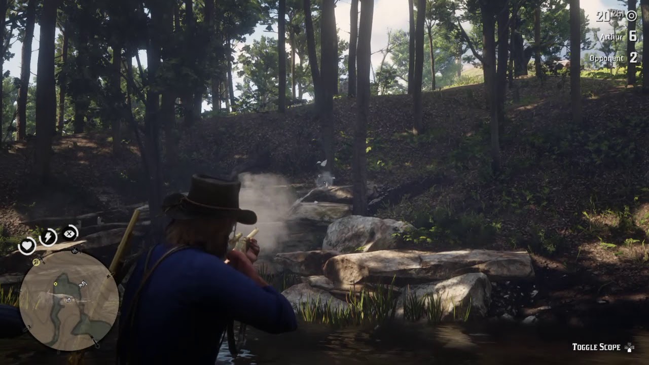 Red Dead Redemption 2 aiming competition - YouTube