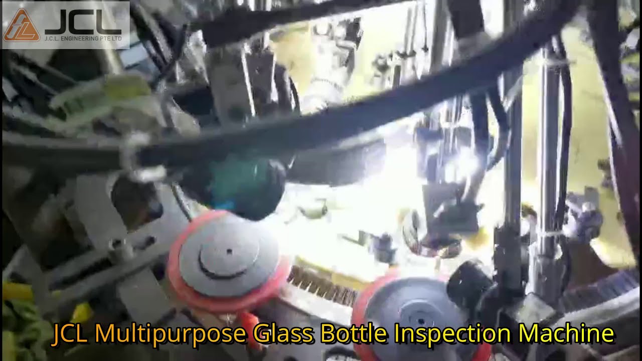 JCL Multipurpose Glass Bottle Inspection Machine - YouTube
