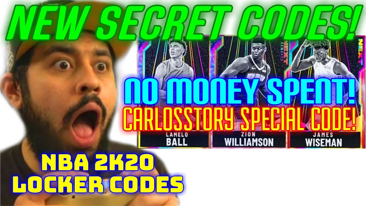 NBA LOCKER CODES 2K CARLOSSTORY NEXT Codes NBA 2K20 Locker Codes - YouTube