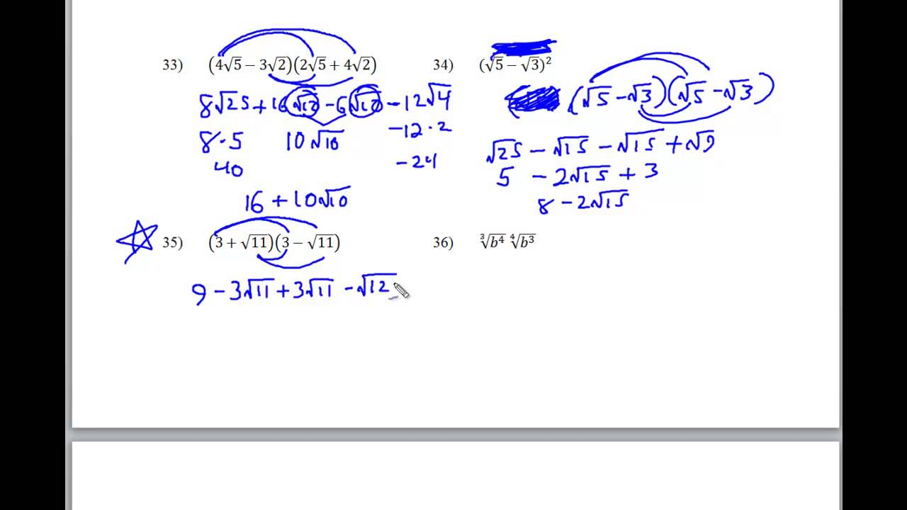 KCC - Math 121 - Chapter 7 Test Review Page 2 - YouTube