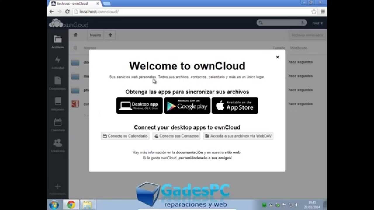 Como instalar nuestra propia nube con owncloud - YouTube