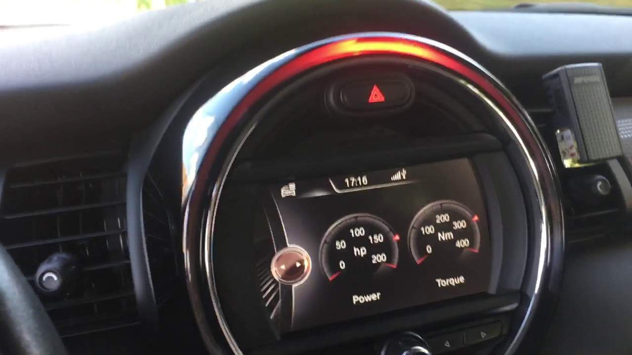 Mini One f56 stage 1 remap, scaled sport displays and BMW HMI coded ...