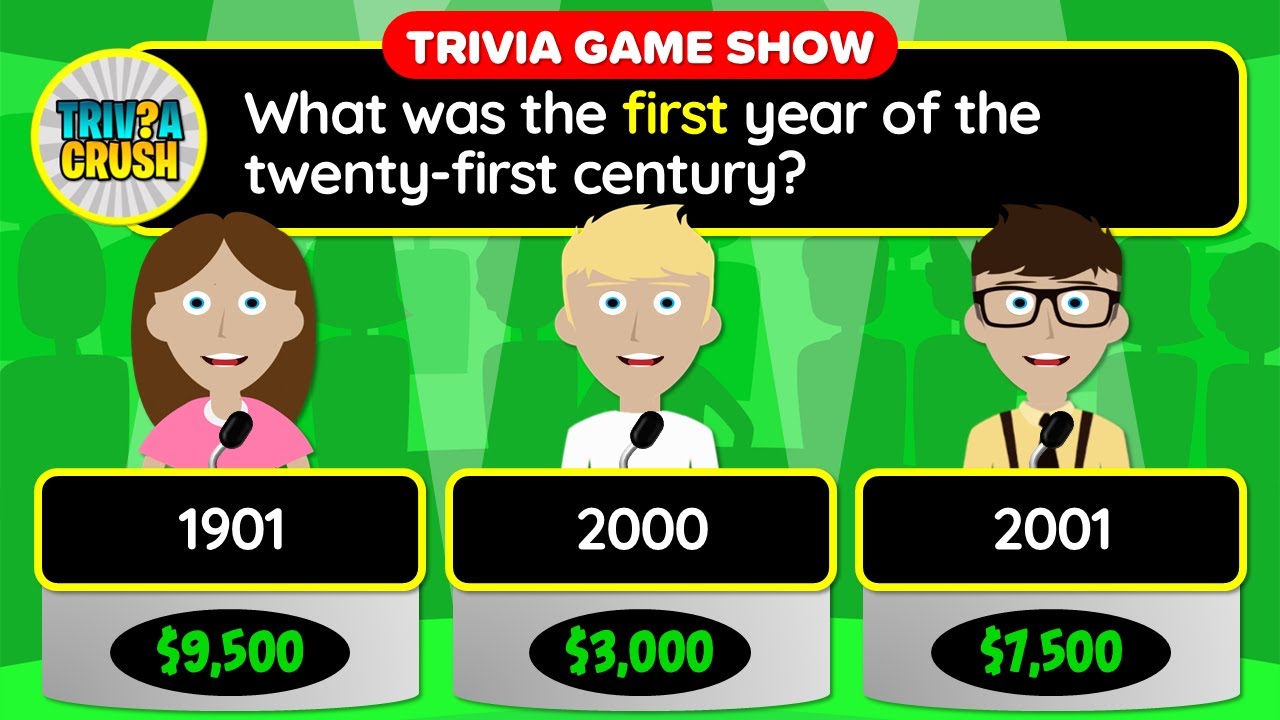 GENERAL KNOWLEDGE QUIZ! - 40 Trivia Questions in a Unique Game Show ...