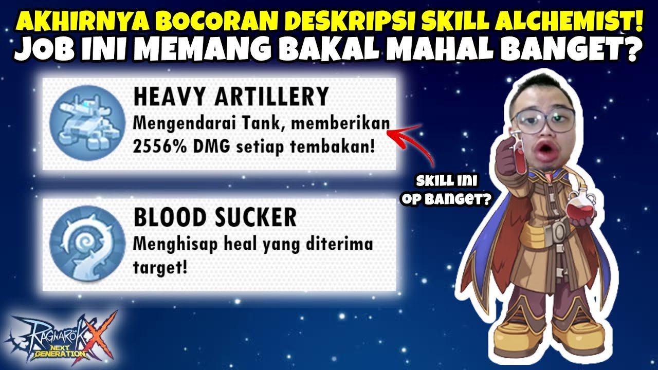 BOCORAN DETAIL 36 SKILL ALCHEMIST/BIOCHEMIST/GENETICIST! | RAGNAROK X ...