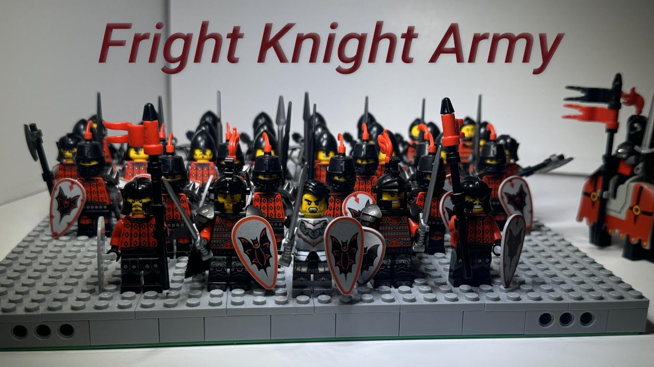 Lego Castle Fright Knight Army Showcase - YouTube