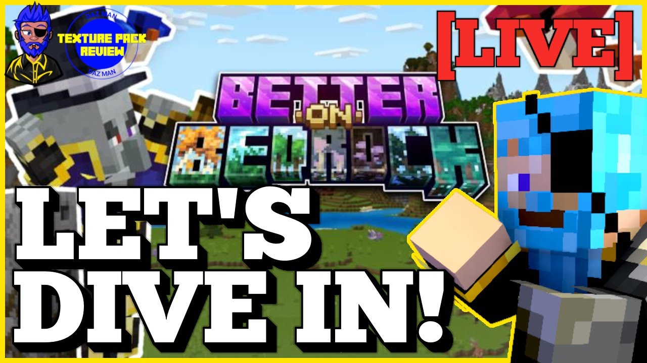 BETTER ON BEDROCK LIVESTREAM! ¦ Daz Man Deep Dive ¦ Minecraft Bedrock ...