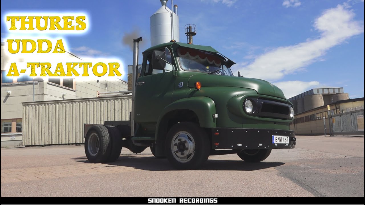 Thures Ford Thames Trader A-Traktor med udda motor || Garagebesök - YouTube