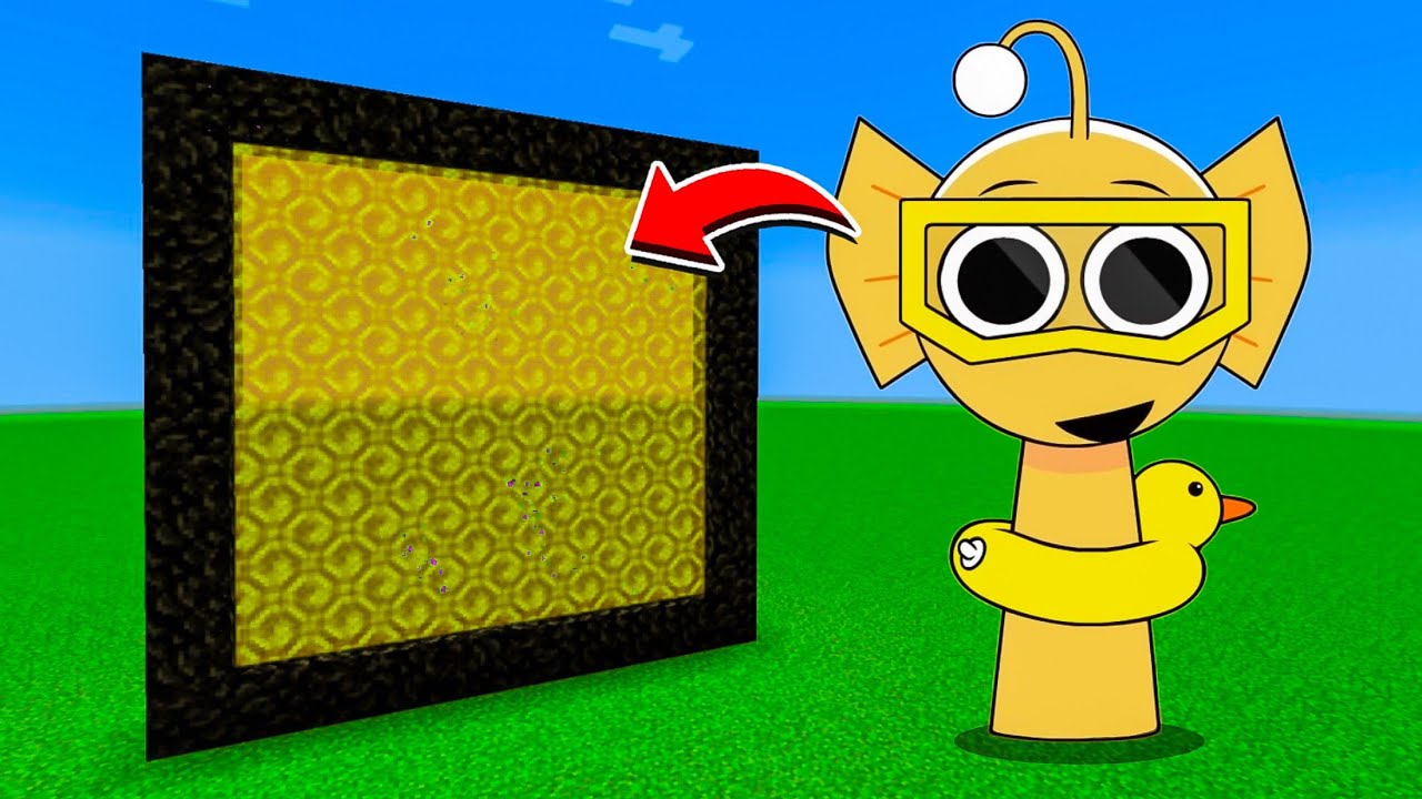 How to Make A Portal To The Sprunki Bailey Dimension in Minecraft! - YouTube