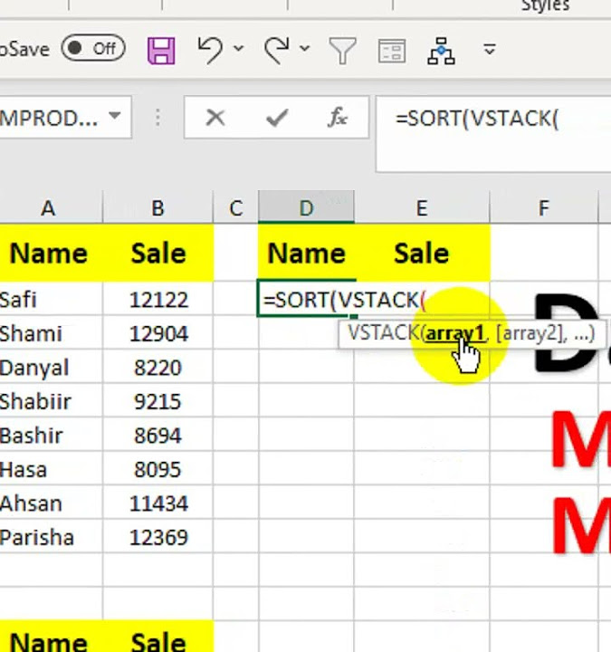 Vstack Excel Multiple Sheets Youtubeshorts Shorts Advanceexcel Excel Trandingshorts Youtube