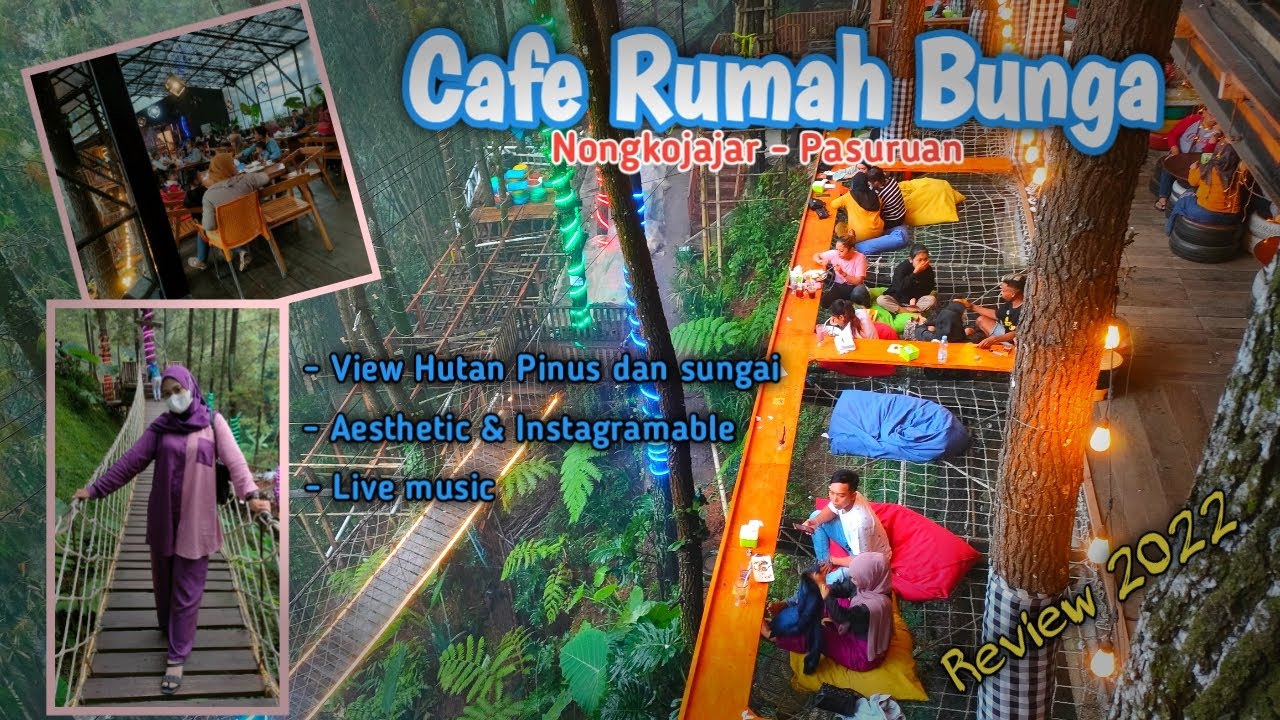 Cafe Rumah Bunga//Rute perjalanan dan Review terlengkap - YouTube