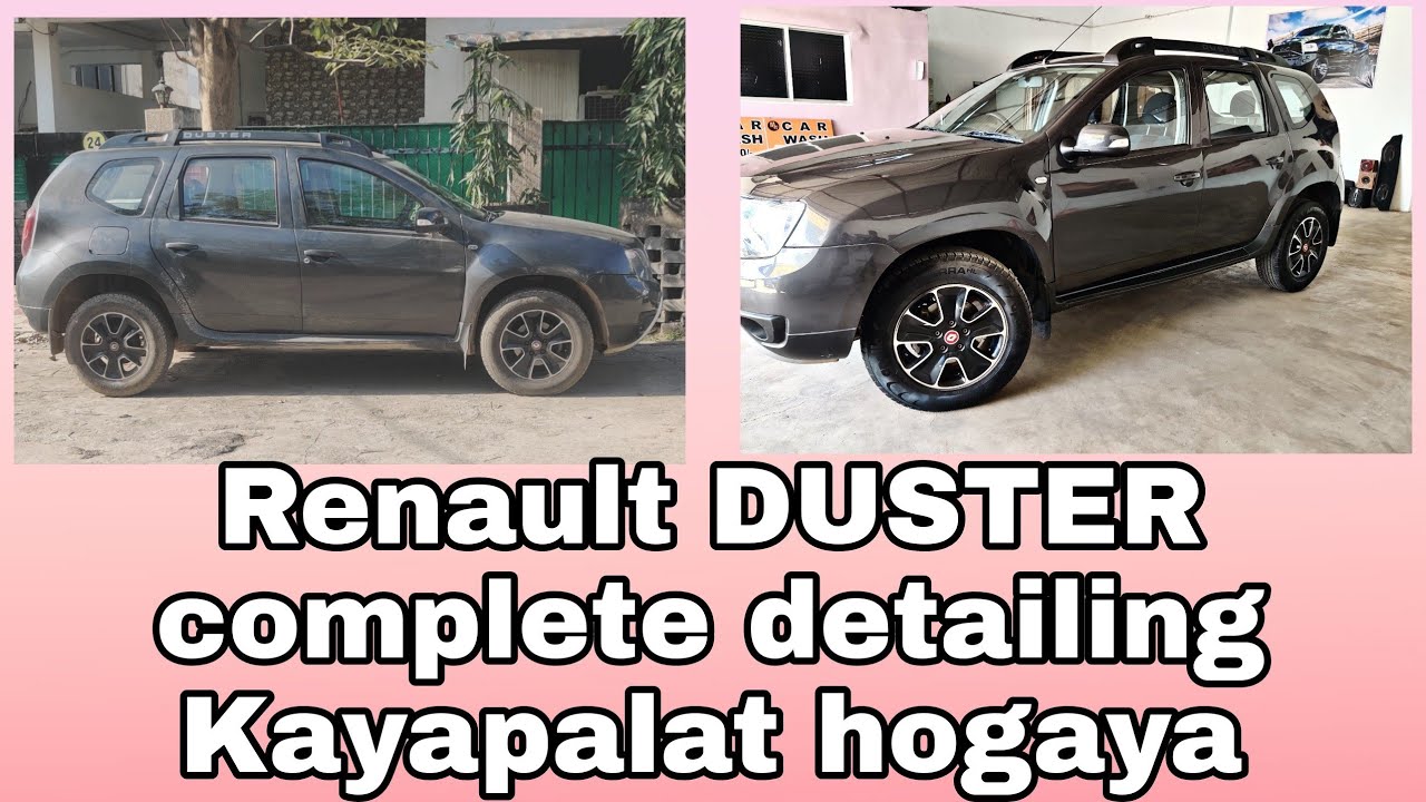 Renault DUSTER | car detailing | satisfying video | - YouTube