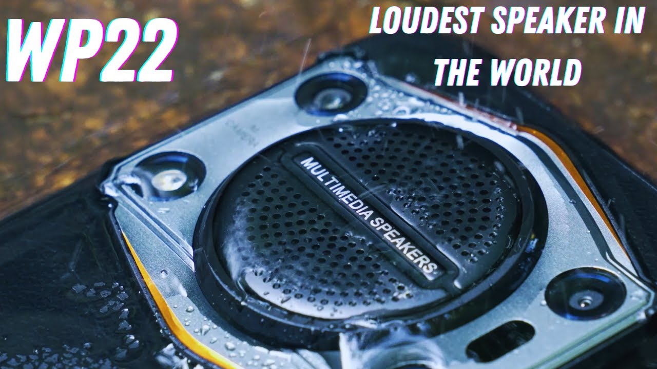Blows your ears off!OUKITEL WP22 rugged phone with 125dB volume speaker ...