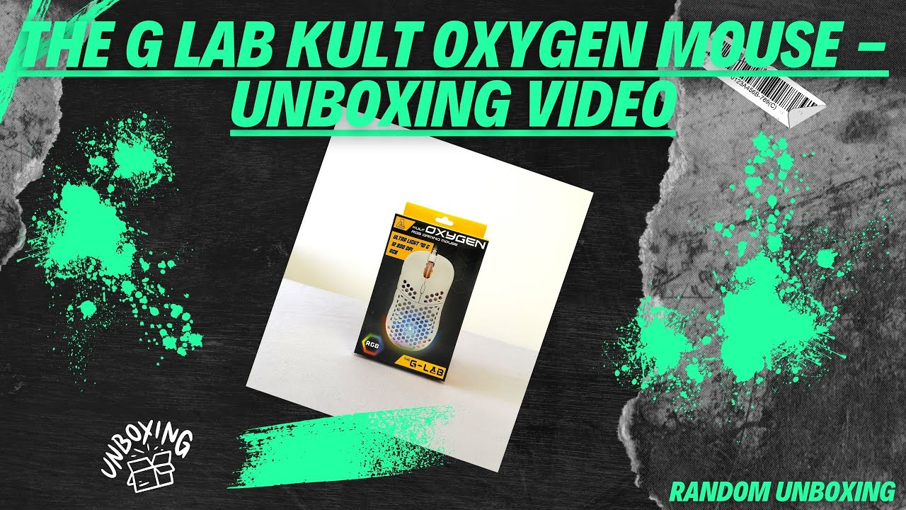 THE G LAB Kult Oxygen Mouse - Unboxing Video - YouTube