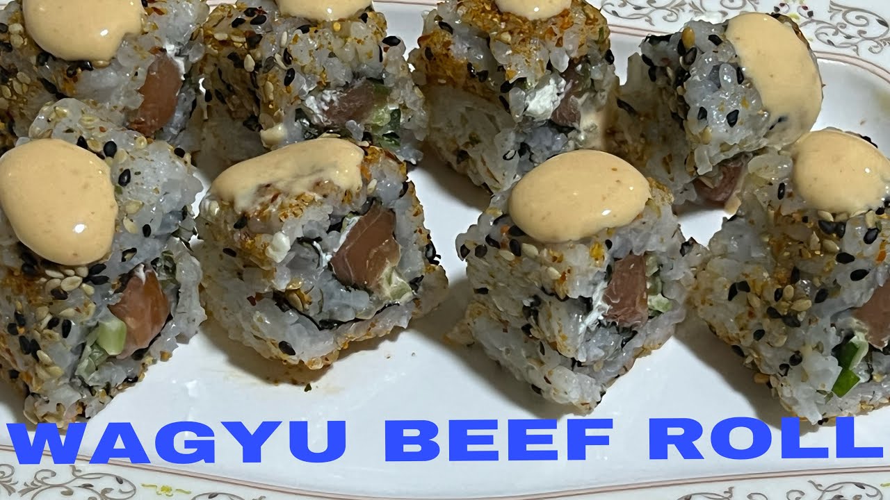 #WAGYU BEEF ROLL # PART#2 SUSHI MAKING - YouTube
