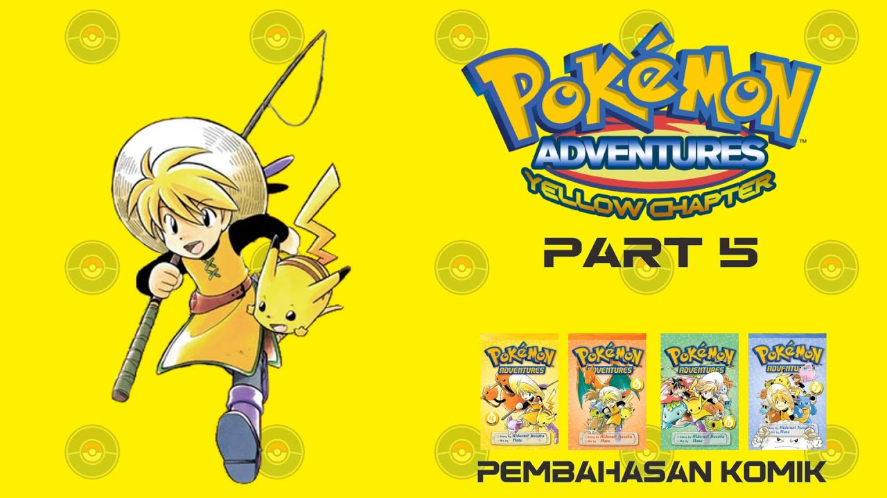 Komik Pokemon Adventures arc Yellow - Pembahasan komik Part 5 - Bertemu ...