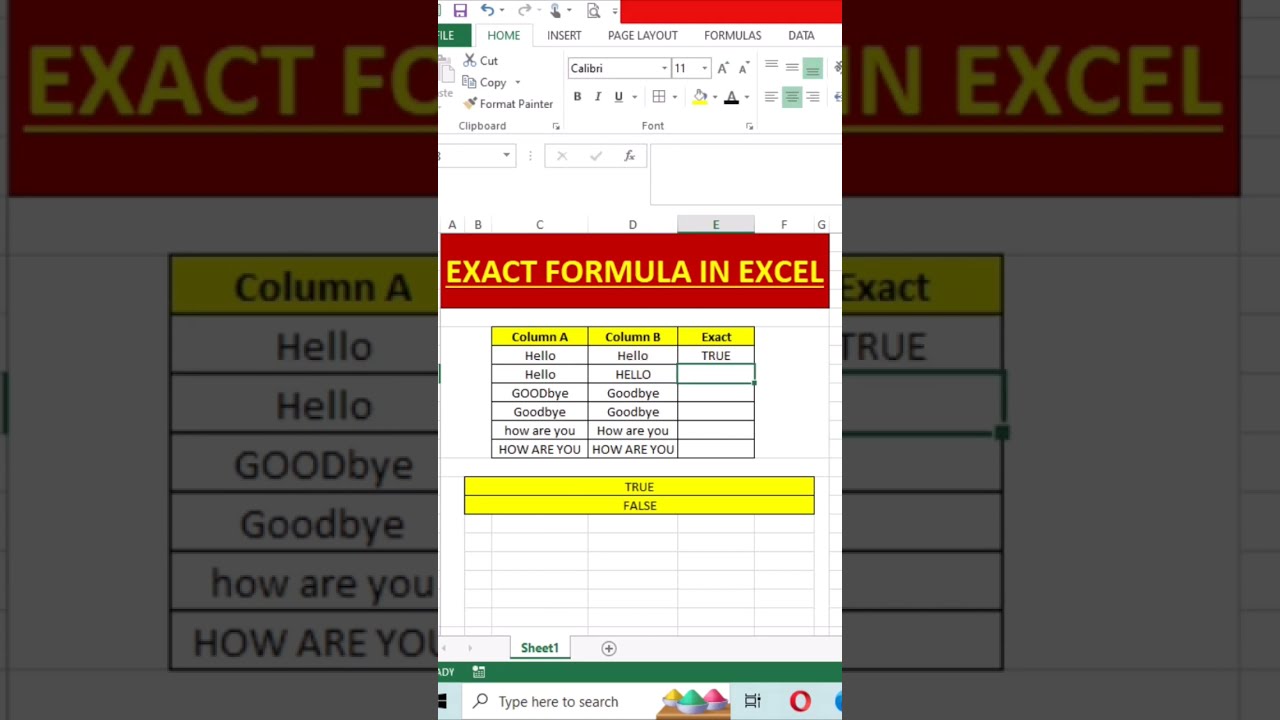 Exact Formula In Excel Excel Exact Formula In Hindi excel exceltips youtubeshorts YouTube Exact Formula In Excel Excel Exact Formula In Hindi excel exceltips youtubeshorts YouTube