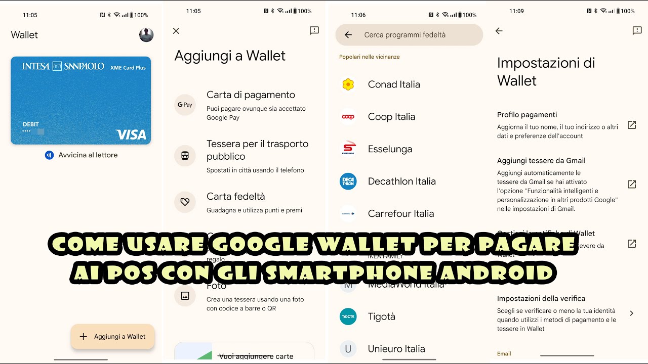 Come usare Google Wallet per pagare ai POS con gli smartphone Android ...