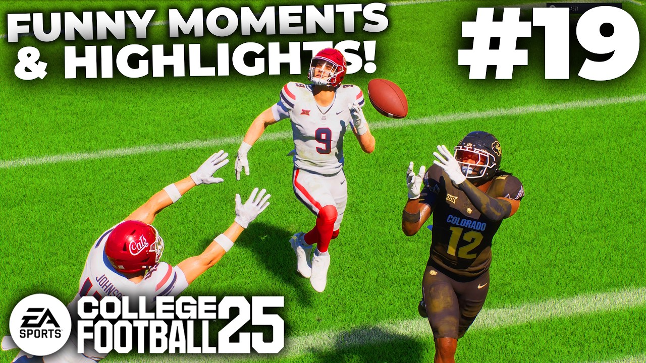 COLLEGE FOOTBALL 25 FUNNY MOMENTS + HIGHLIGHTS #19! - YouTube