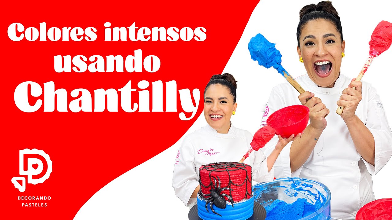 COMO LOGRAR COLORES INTENSOS USANDO CHANTILLY | Betún rojo INTENSO ...