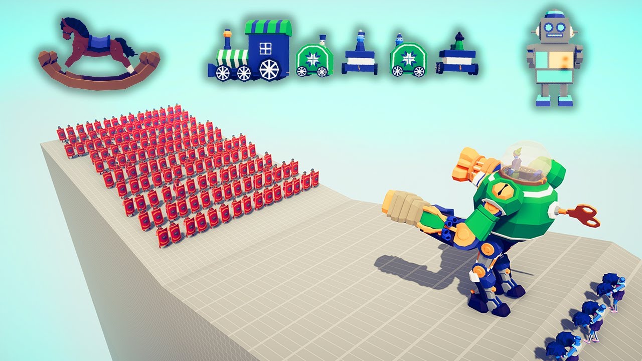 SUPER FAST JOLLY BOT (TOY ROBOT) vs EVERY UNIT Part 2 | TABS - Totally ...