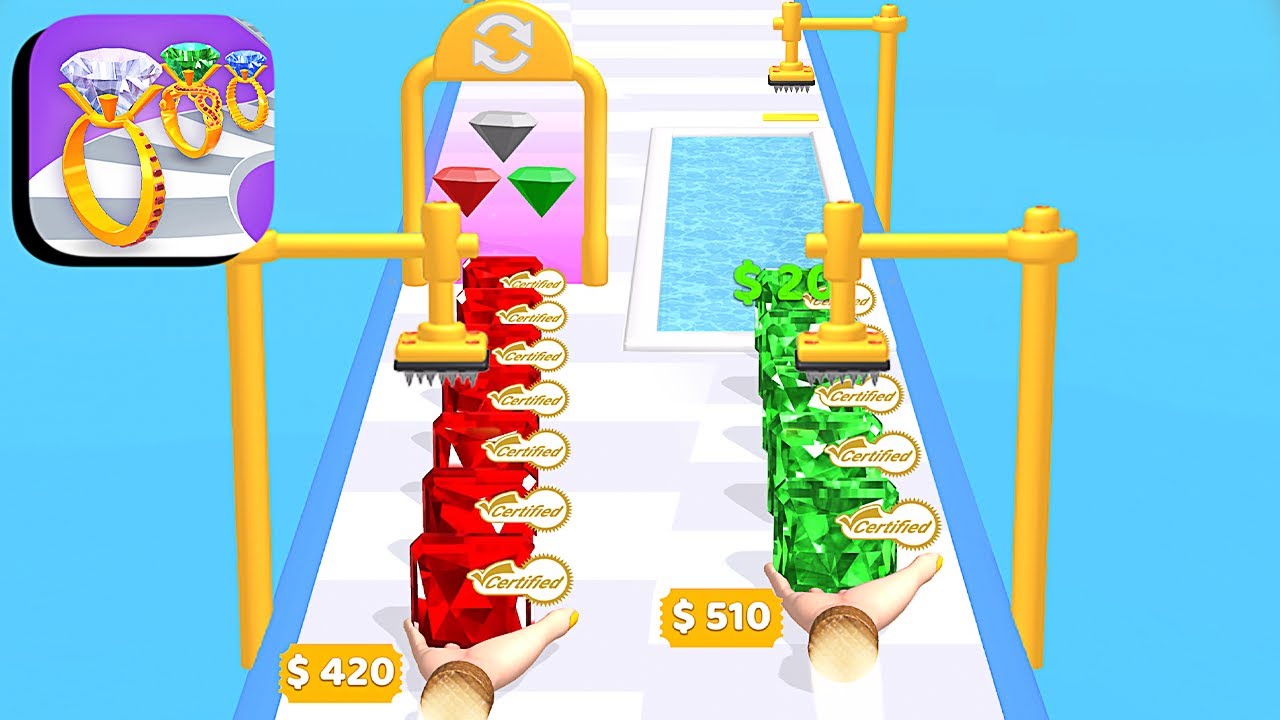 Gem Stack - All Levels Gameplay Android,ios (Levels 107-109) - YouTube