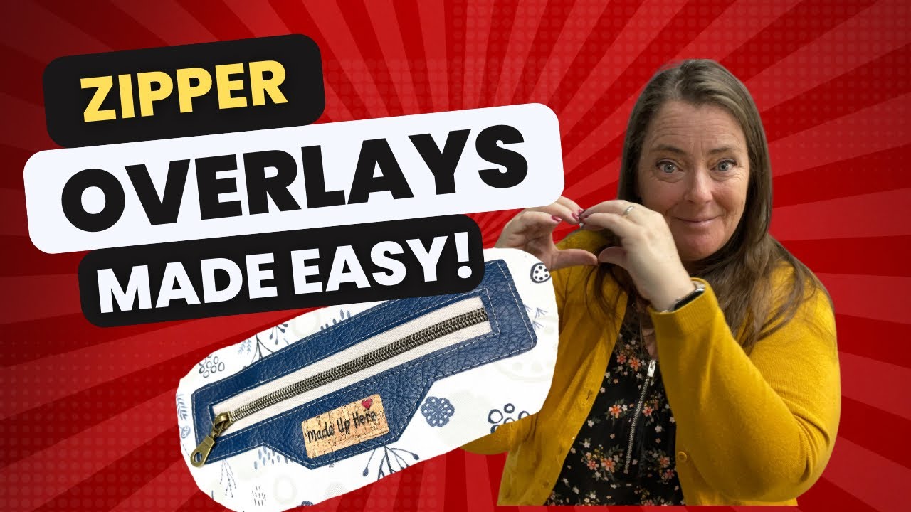Zipper Overlays Made Easy! 😍🤓Tips and tricks to Elevating your Handmade ...