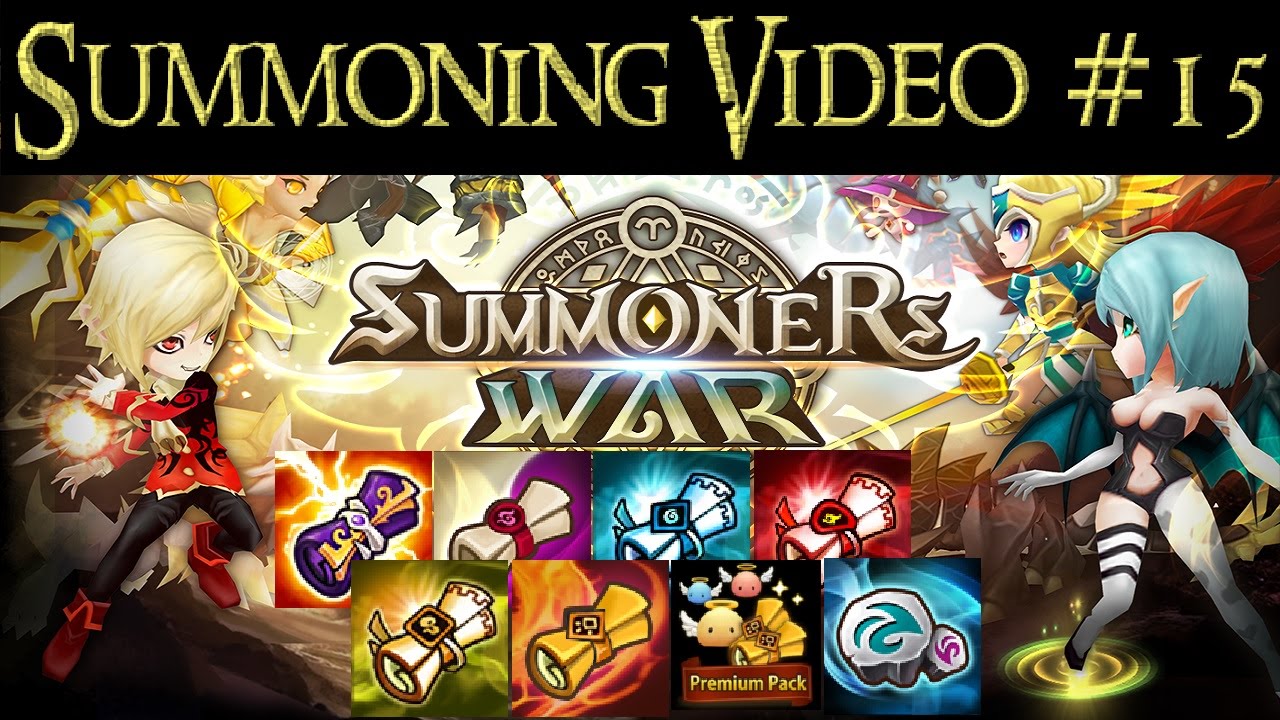 [ Summoners War ] [ Summoning Video #15 ] 64 Scrolls + 800 Summon ...