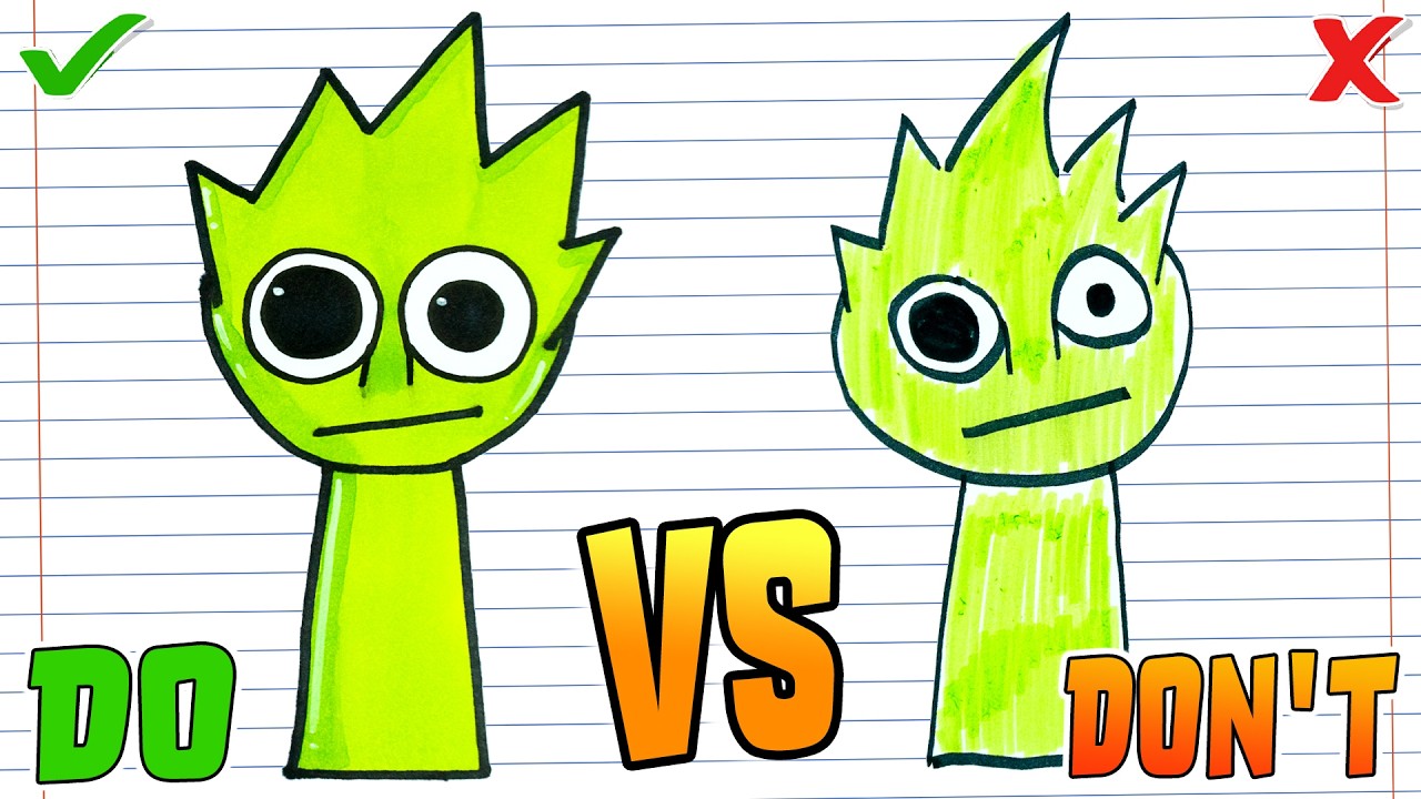 HOW TO DRAW ORIGIN OWAKCX for fans INCREDIBOX SPRUNKI - YouTube