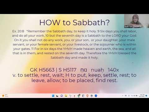 Sabbath Part 2 HOW to Keep the Sabbath as a Believer in Yeshua! Should Christians keep the ...